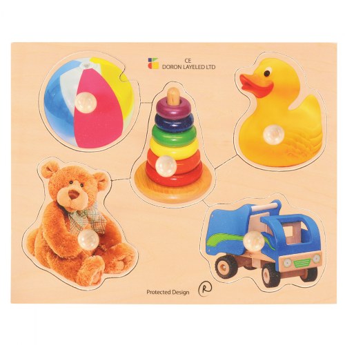 Everyday Objects Self Correcting Puzzles - Set of 4