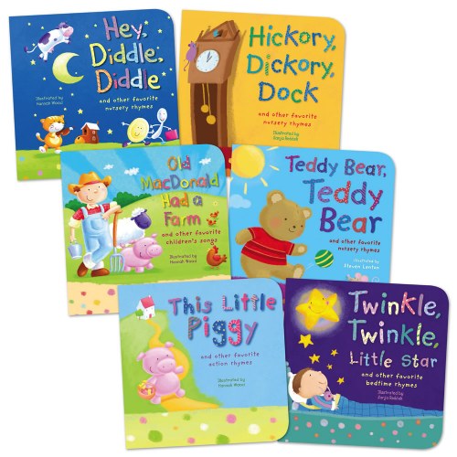Favorite Nursery Rhymes And Children s Songs Board Books Set Of 6 Favorite Nursery Rhymes And Children s Songs Board Books Set Of 6