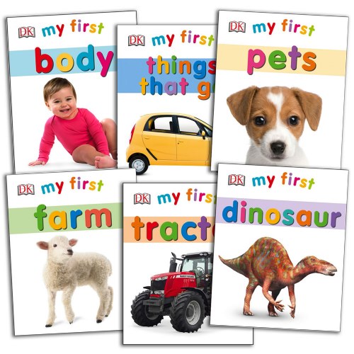 My First Learning Board Book Set #2 (Set of 6)