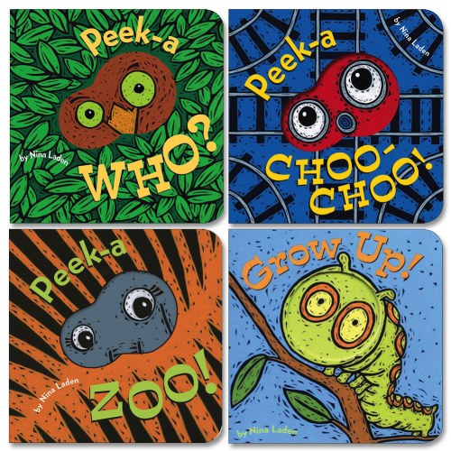 Peek-A-Boo Board Book Set (Set of 4)