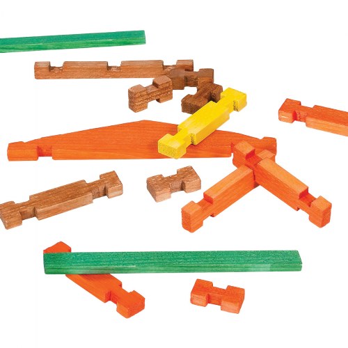 Deluxe Log Building Set - 250 Pieces