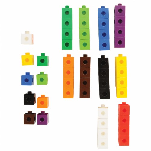 Multi-Color Linking Cubes with Jar - 150 Pieces