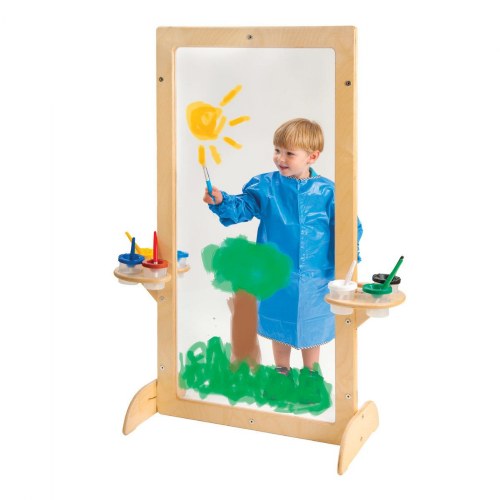 See-Thru Easel with Attached Paint Cup Holders