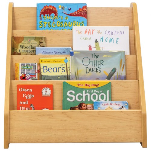 Toddler 4-Shelf Book Display - Natural