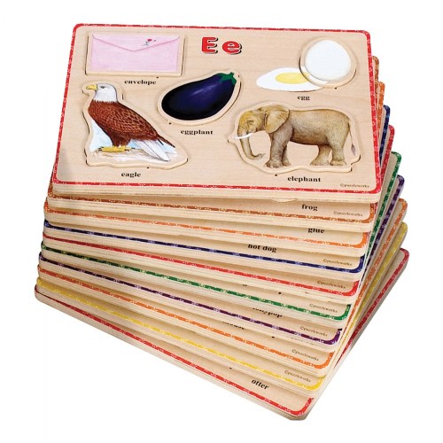 ABC Puzzles with 5 Pieces - Set of 26