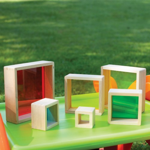 Transparent Stacking Tower - 6 Pieces