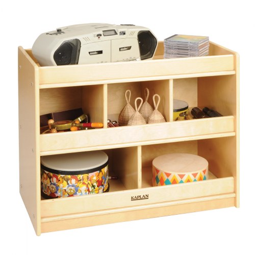 Carolina Wooden 5-Cubby Storage Center