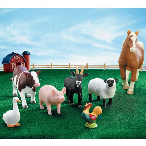 Jumbo Farm Animals - 7 Pieces