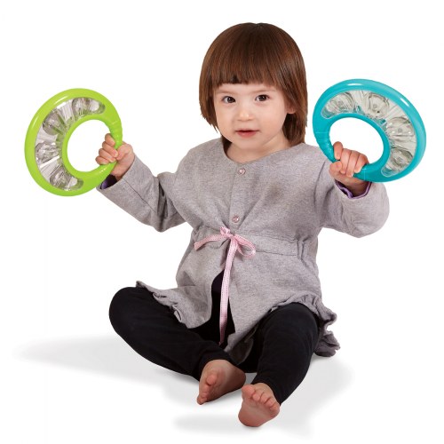Baby Tambourine with Textured Easy to Grip Handle