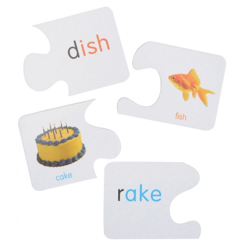 Rhyming and Learning First Words Match and Learn Puzzles