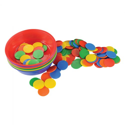 Plastic Sorting and Mixing Bowls - Set of 6
