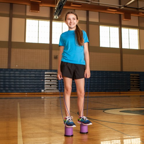 Can Shaped Platform Stilts with Adjustable Hand Cord - 6 Pair