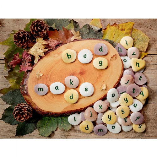 Lowercase Alphabet Pebbles - Set of 26