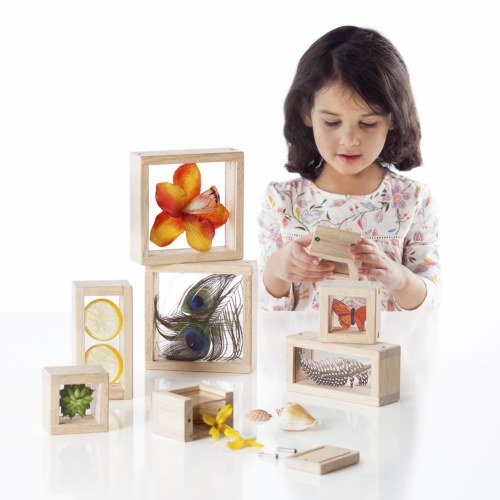 Clear Treasure Blocks - Set of 8