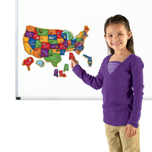 Magnetic USA Map Puzzle