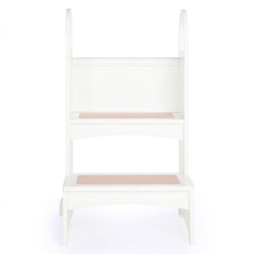 White High Rise Step-Up