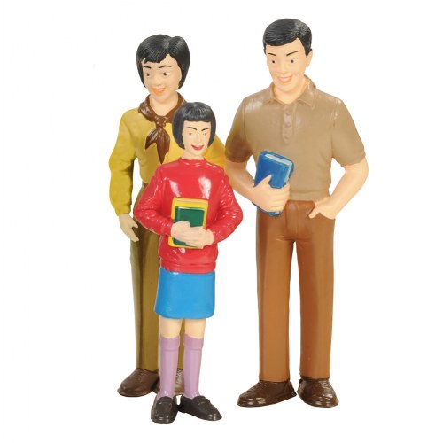 Block Family Play Set - Asian