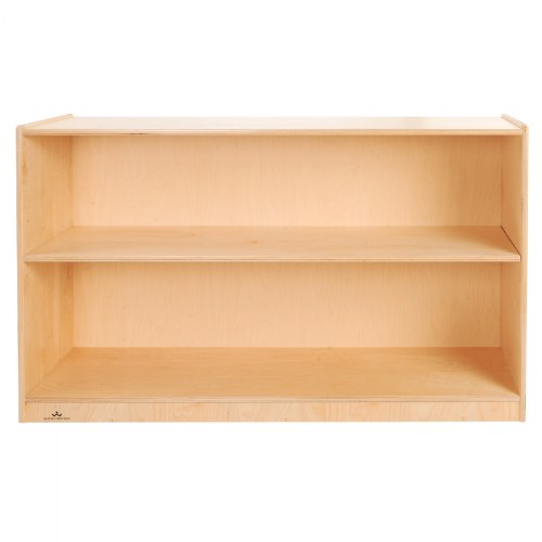 2-Shelf Storage - Solid Back