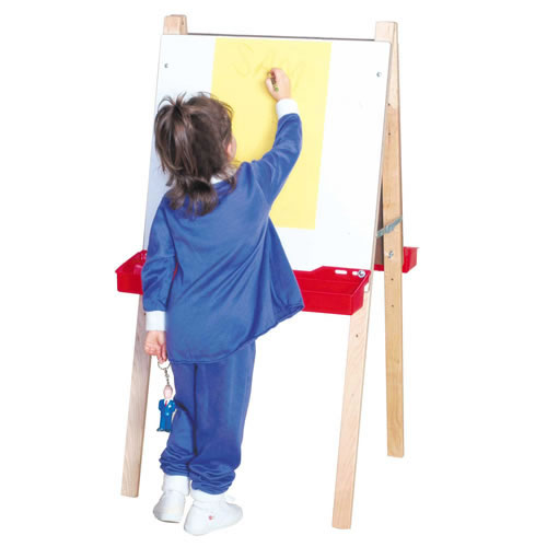 Double Adjustable Easel with Markerboard