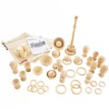 Toddler Wooden Heuristic Play Starter Pack - 63 Pieces