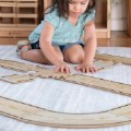 Wooden Roadway Track System