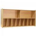 Wooden Diaper Storage Wall Unit
