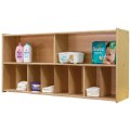 Wooden Diaper Storage Wall Unit